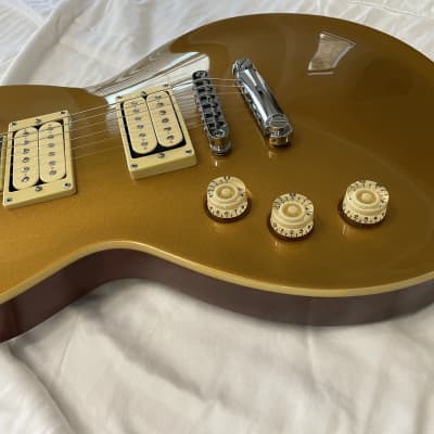 ESP LTD EC-1000 DELUXE 2010 - Metallic Gold - Left-handed | Reverb