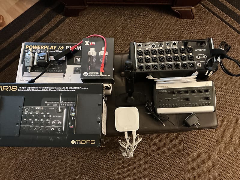 Behringer MR 18 BUNDLE MR18 2018 - BLACK /SILVER | Reverb