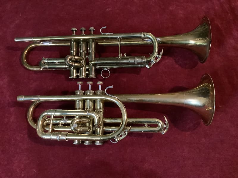 York Custom Model Trumpet & Cornet Underslung Pinky Blessing | Reverb