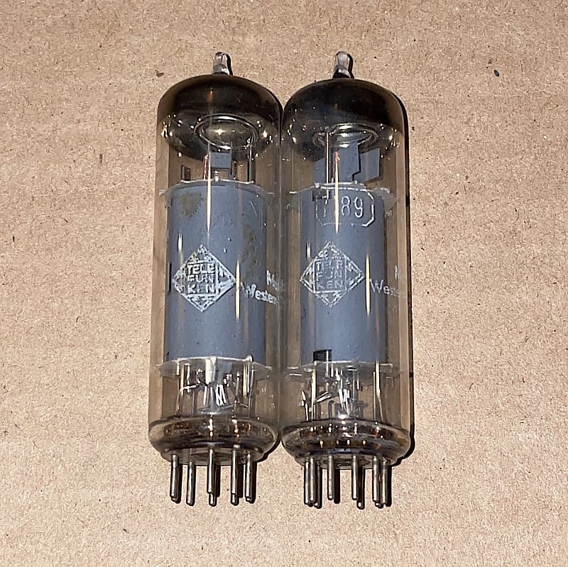 2 Vintage Telefunken 7189 / EL84 / 6BQ5 Power Tubes! Rare | Reverb