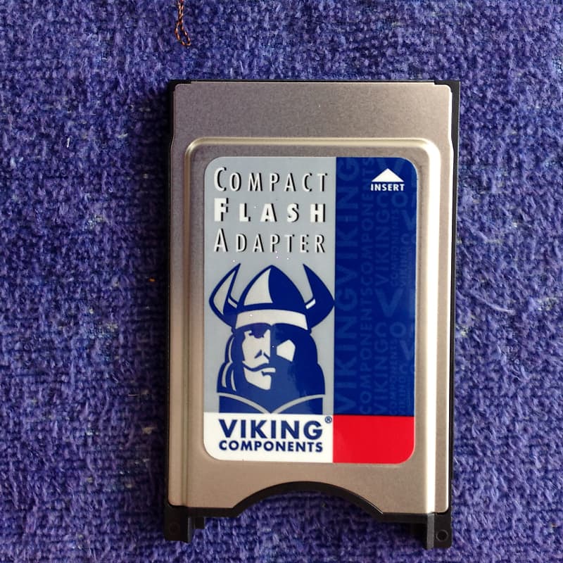 Viking CompactFlash Adapter • PCM/CIA Type I • New | Reverb