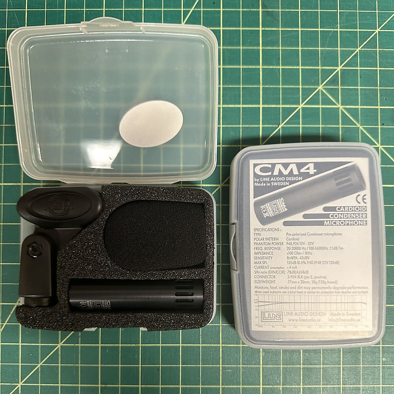 Line Audio CM4 Pair - MINT SDC Mics | Reverb