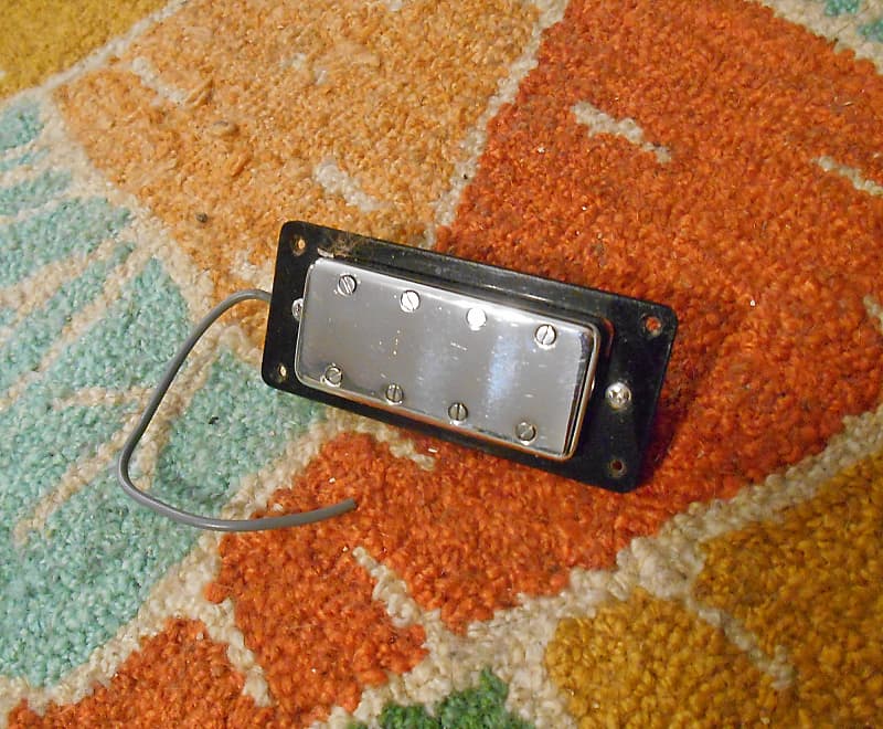 Vintage 1970's Maxon Bass Guitar Pickup Chrome. Made in | Reverb