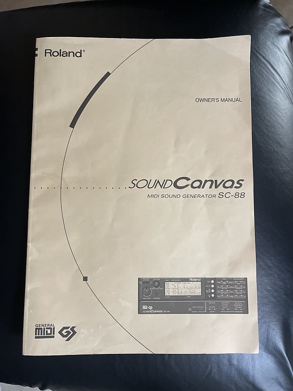 Roland Sound Canvas SC-88 Owner’s Manual | Reverb