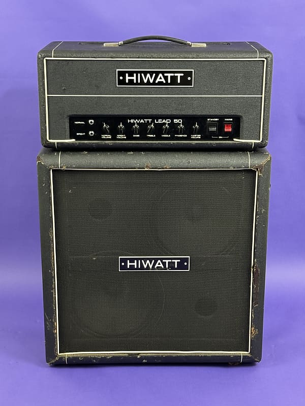 Hiwatt SG-50 1984-1986 - Black Tolex with 2x12” cabinet | Reverb