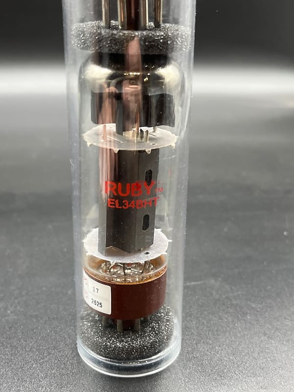 Peavey Ruby Tubes Super C Matched Pair of EL34 Power Tubes | Reverb