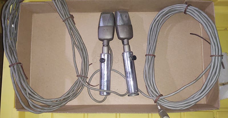 Pair of RCA SK-46 Ribbon microphones | Reverb