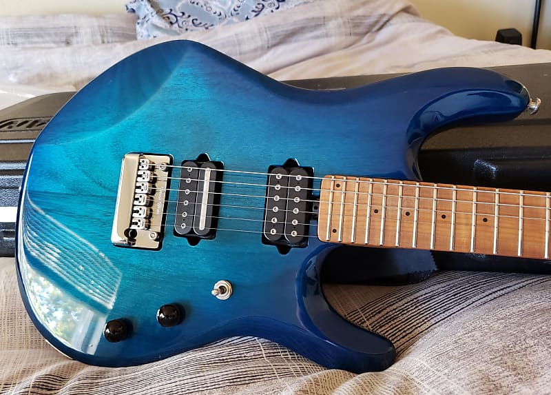 Ernie Ball Music Man JP6 PDN Neptune Blue 2014 Electric | Reverb