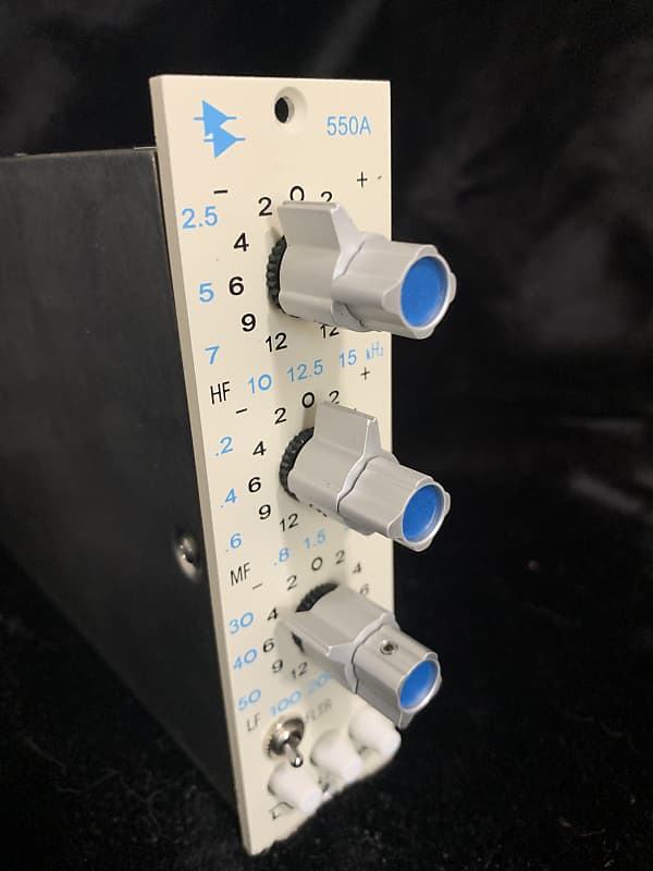 API 550A 500 Series 3-Band Equalizer Module 2007 - Present - | Reverb