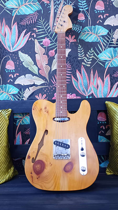 Unique Thinline Telecaster 2024 - pine + Gibson scale | Reverb