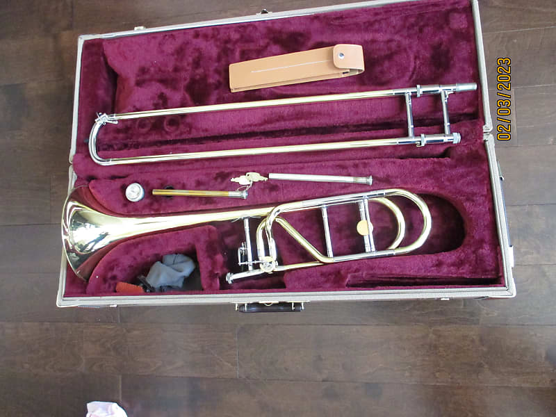 XO brand 1236-O Model professional trigger Trombone with case | Reverb