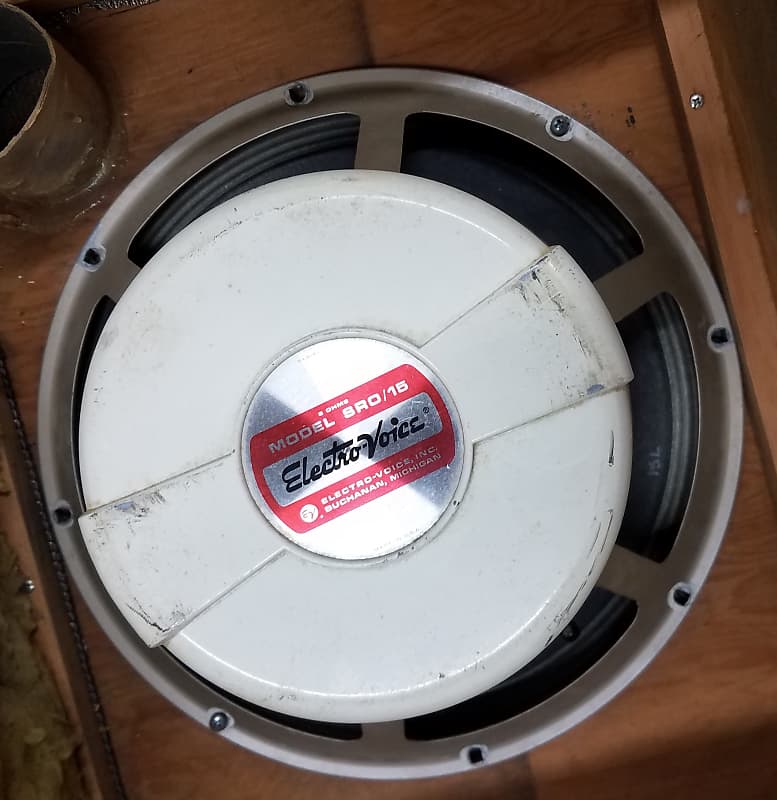 Electro-voice SRO 15L 15" Alnico guitar speaker coffee can! | Reverb