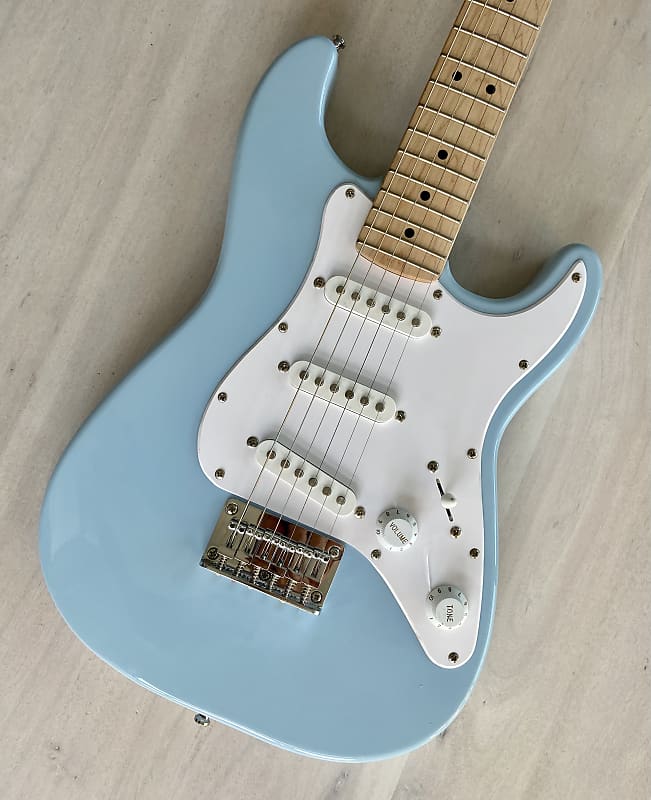 Fender Squier Stratocaster Mini Blue | Reverb