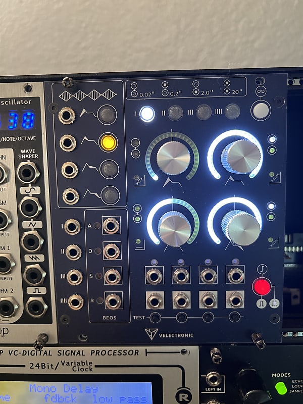 Velectronic A-envelope -- Quad ADSR Envelope Generator | Reverb
