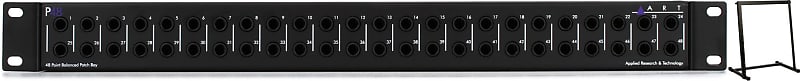 ART P48 48-point 1/4" TRS Balanced Patchbay Bundle with | Reverb