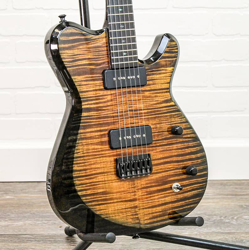 Preowned Hinnant Revival Custom P90 Electric Guitar w/ OHSC | Reverb