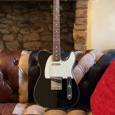 Fender Japan Rare All Black Telecaster Custom with Matching | Reverb