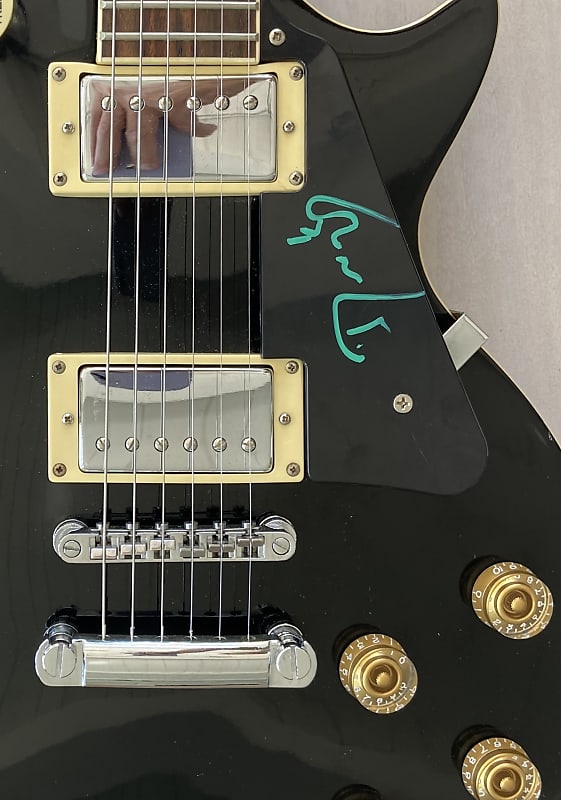 Stargazer Les Paul Derek Trucks Autograph Black | Reverb