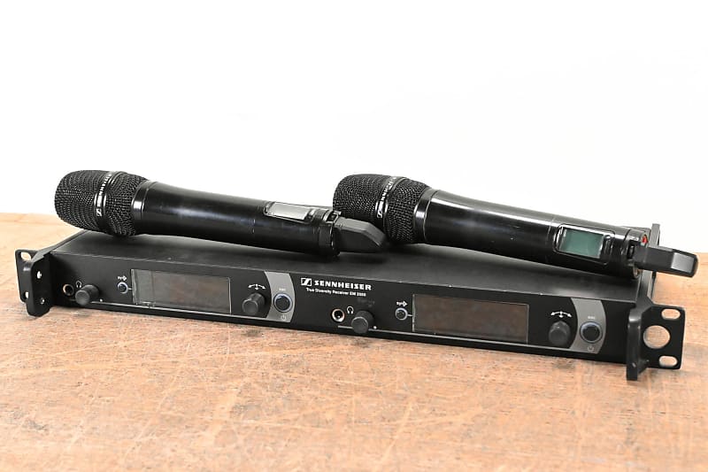 Sennheiser EM 2050 Wireless Receiver with two Handhelds - | Reverb UK
