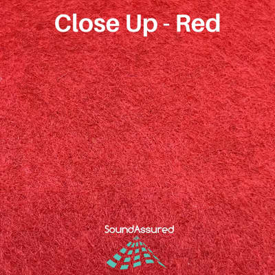 Red Hexagon Acoustic Panels for Sound Absorption - 12 Pack | Reverb