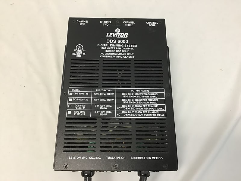 Leviton DDS-6000+ Digital Dimming System Dimmer Pack | Reverb
