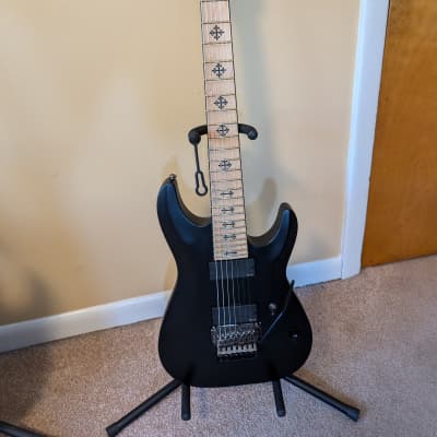 Schecter JL7 2012 - Matte Black - MODIFIED | Reverb