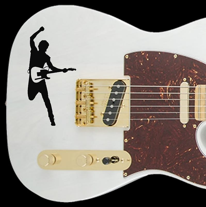 Bruce Springsteen Black Stickers Vinyl Decoration Guitar & | Reverb