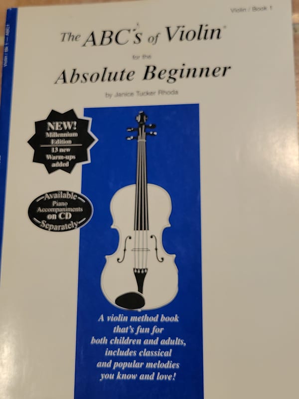 ABC's of Violin for the Absolute Beginner Book 1 | Reverb