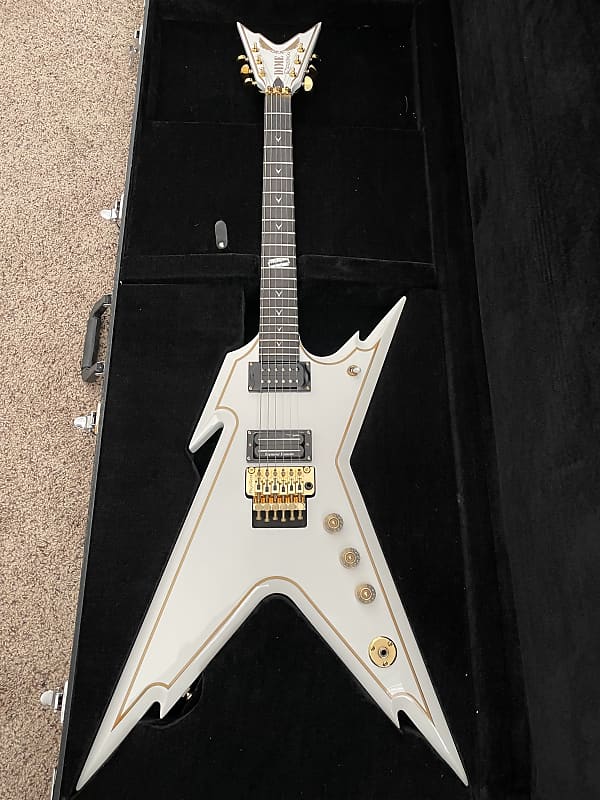 Dean Razorback White Gold Matt Heafy Trivium | Reverb