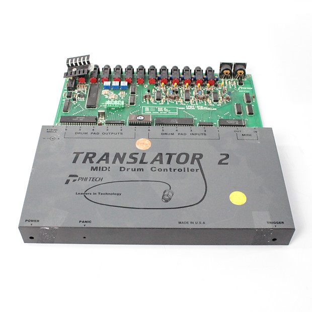 Phi Tech Translator 2 Midi Drum Controller Broken Parts AS-IS | Reverb