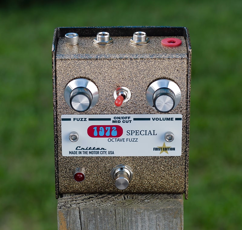 Critter - 1972 Octave Fuzz (Super Fuzz Clone) Gold | Reverb