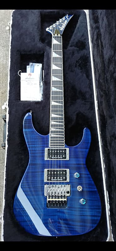 Jackson USA SL2H Soloist Trans Blue | Reverb