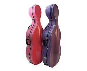 Cello Case Fibreglass Pink | Reverb