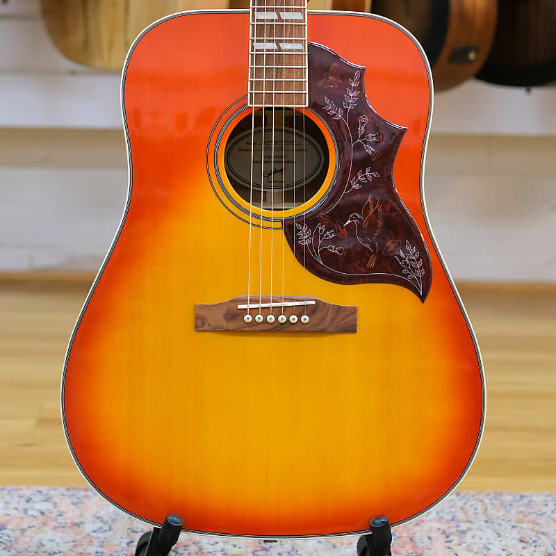 Epiphone Hummingbird Studio Acoustic Electric Guitar (Faded | Reverb