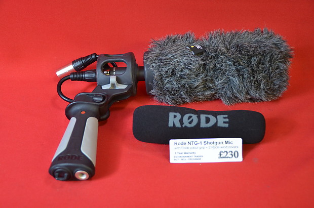 Rode NTG-1 Shotgun Mic with Rode pistol grip + 2 Rode wind | Reverb