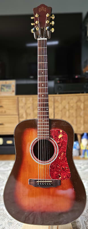 Guild Acoustic Vintage D-25 1975 - Sunburst | Reverb