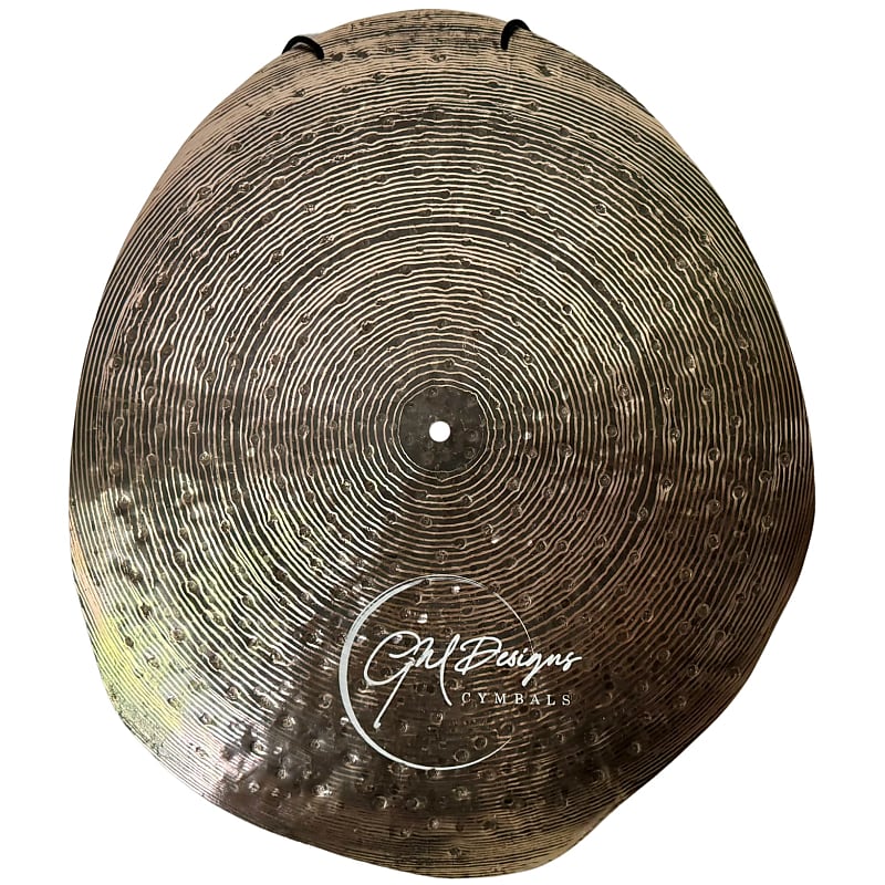 19" GM Designs Suspended Cymbal - Beautiful, Deep, Dark | Reverb