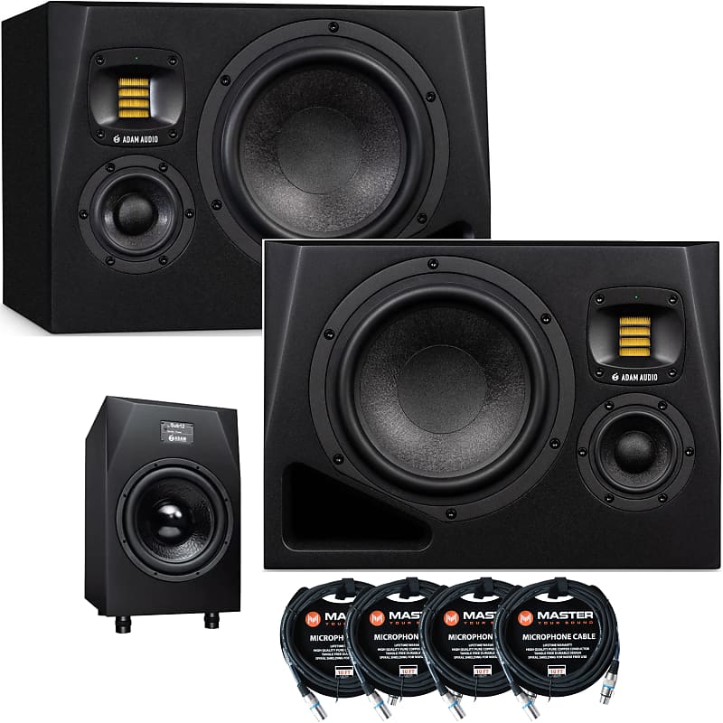 Adam Audio A8H 8-Inch Horizontal Active Studio Monitors | Reverb