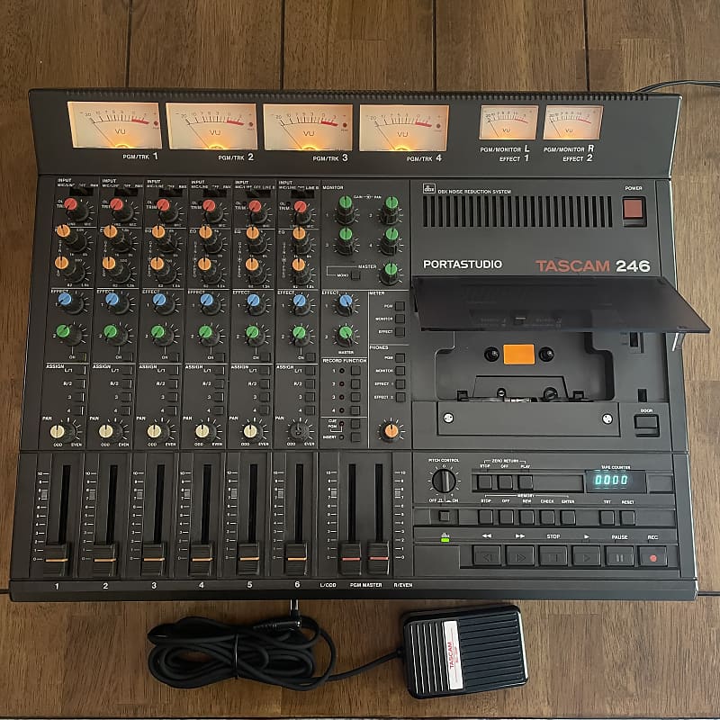 TASCAM Portastudio 246 4-Track Cassette Recorder 1980s - | Reverb