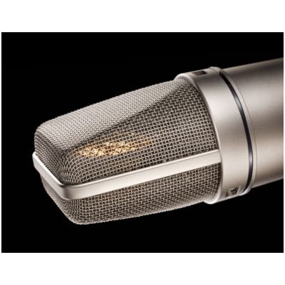 Neumann U87Ai Large-Diaphragm Condenser Microphone with Shock | Reverb
