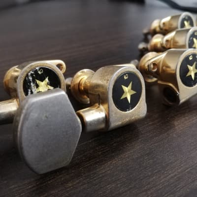Vintage GOTOH Star 3x3 Guitar Tuners Machine Heads 1978 | Reverb UK