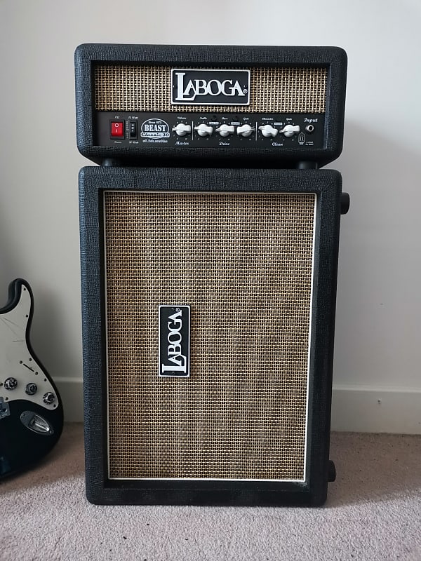 Laboga Beast Classic 30 Black/Cream Plus, Footswitch, Amp | Reverb