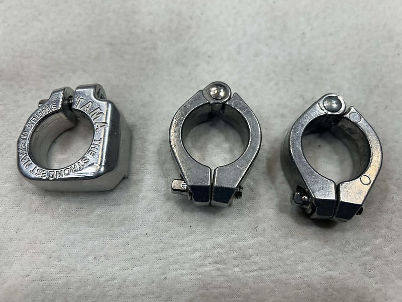 Tama 3 - 1" Memory Locks (TDG-U-12424) 80's - gray | Reverb