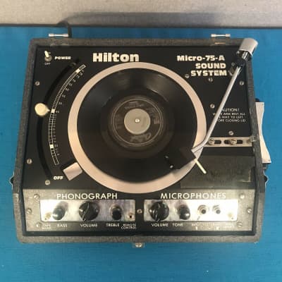 Rare Vintage Hilton Micro 75A Turntable Record Player | Reverb