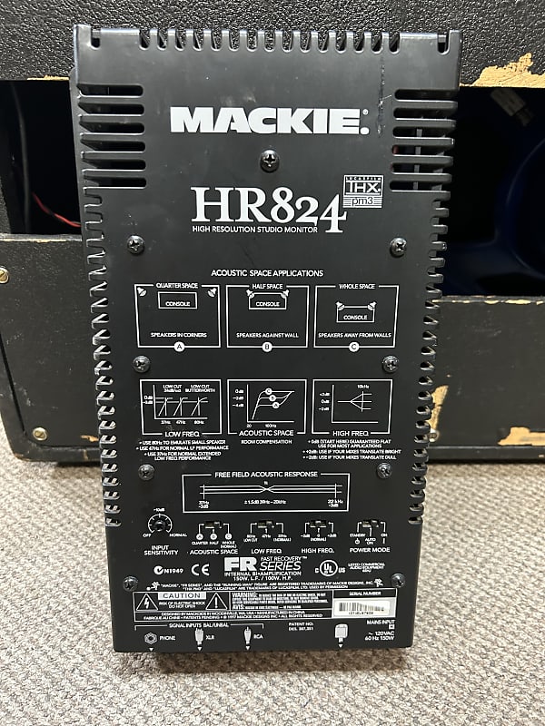Mackie HR824 Powered Monitor Amp Panel | Reverb