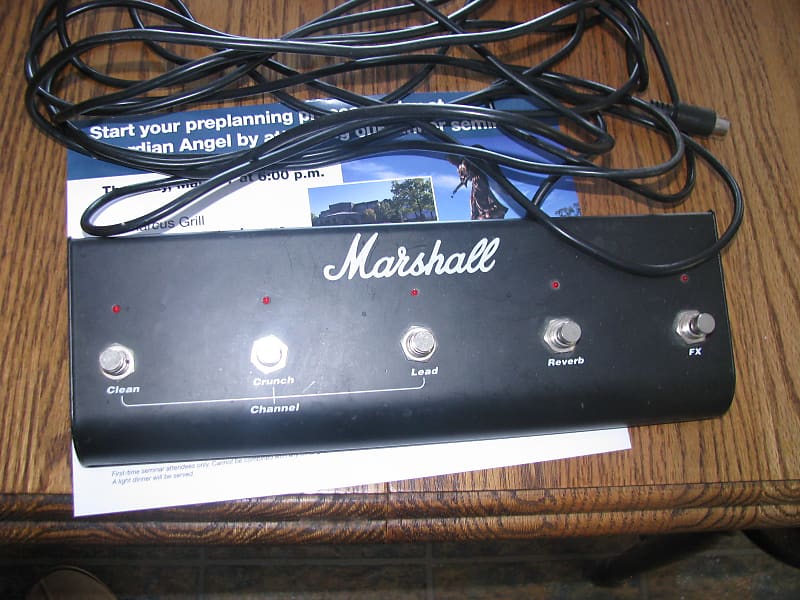 Marshall 5 way footswitch ? black | Reverb