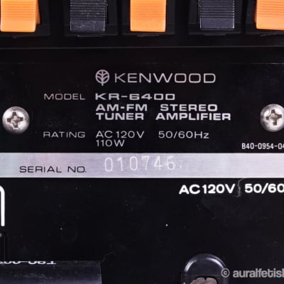 Kenwood KR-6400 // Vintage Solid-State Receiver | Reverb