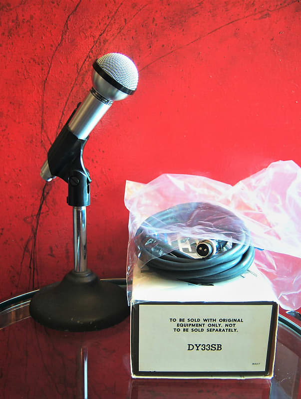 Vintage NOS 1970's Shure 533SB dynamic microphone Low Z Satin | Reverb