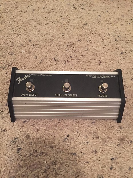 Fender Twin Amp Footswitch | Reverb