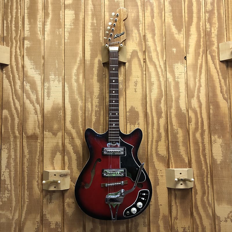Vintage Kingston 1960’s Model 3 Electric Hollow-body Guitar | Reverb